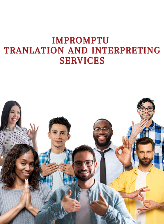 Impromptu Service Request – AGAPE Interpreting Services